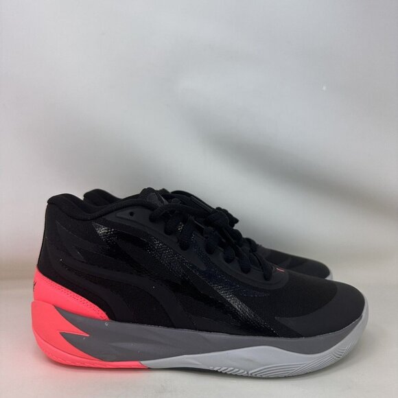 Puma | Shoes | Puma Mb2 Jr Basketball Sneaker Shoes Black Pink Size 65 ...